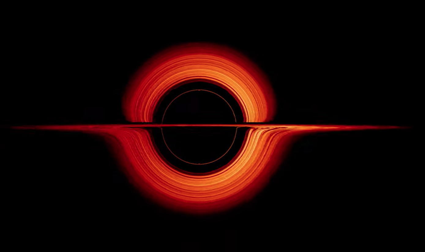 Visualització del disc d’acreció d’un forat negre